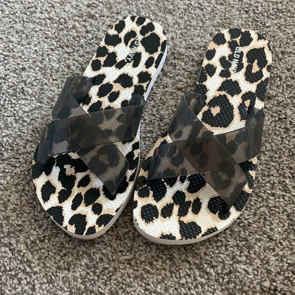 Old Navy | Shoes | Cheetah Print Sandals | Poshmark